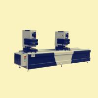 China UPVC Welding Machine 180mm Height Two Head Seamless Welder PLC Control for PVC Window Door for sale