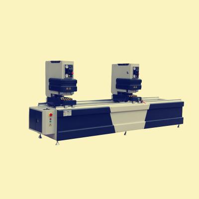 China UPVC Welding Machine 180mm Height Two Head Seamless Welder PLC Control for PVC Window Door for sale