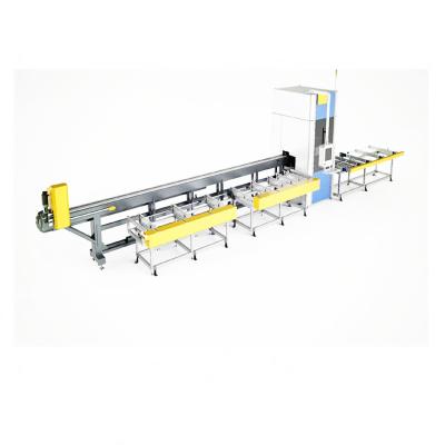 China Aluminum Window Door Laser Sawing Drilling Milling Machine Integrated 12s/Piece ±0.03mm for sale