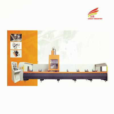 China 5 Axis CNC Notching Saw Machine for UPVC Aluminum Window Profile Water Slot Milling 12000 RPM for sale