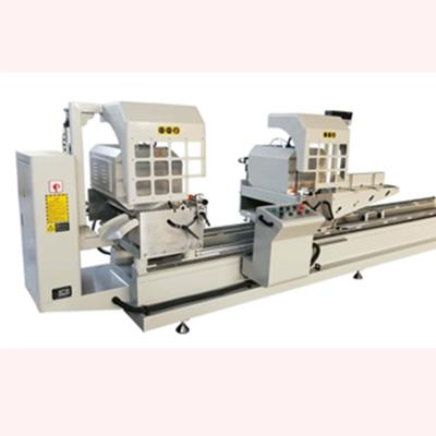 China Double Head Aluminum Cutting Machine 45°-90° Upcut Saw for PVC Profiles 0.2mm Precision for sale