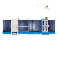 China Three Stages Vertical Washing Glass Insulating Glass Sealing Machine Automatic Double Insulating Glass Machine 2002 for sale