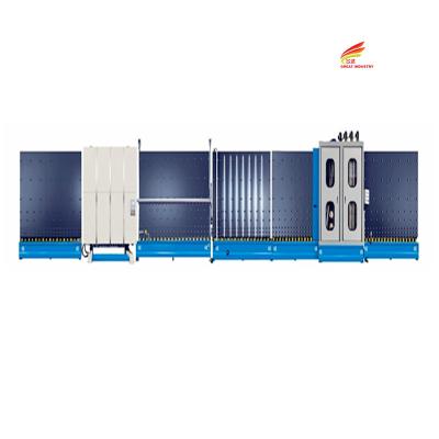 China Three Stages Vertical Washing Glass Insulating Glass Sealing Machine Automatic Double Insulating Glass Machine 2002 for sale
