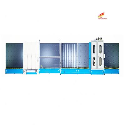 China Vertical Glass Washer Dryer 1600mm Siemens PLC Automatic Insulating Glass Washing Machine for sale