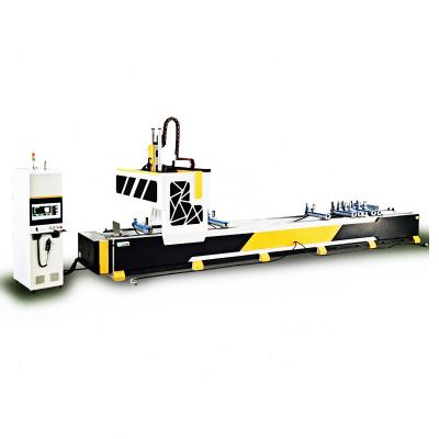China 4 Axis CNC Aluminum Window Milling Drilling Machine for Door and Window Profiles 180 Degree Rotating Table for sale
