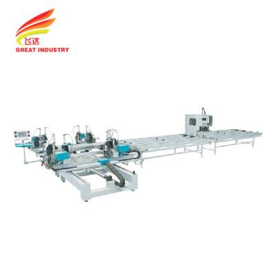 China Four Head CNC UPVC Window Welding Machine with Corner Cleaning for Seamless Frames for sale