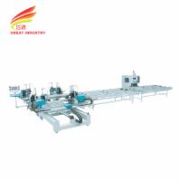 China UPVC SINGLE HEAD WELDING MACHINE PRICE PVC WINDOW CORNER CLEANING MACHINE UPVC WINDOW MACHINE for sale