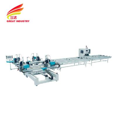 China UPVC PVC Window Frame Die Welding Cleaning Production Line Automatic Welding CNC Weld Cleaning Machine 4 Head for sale