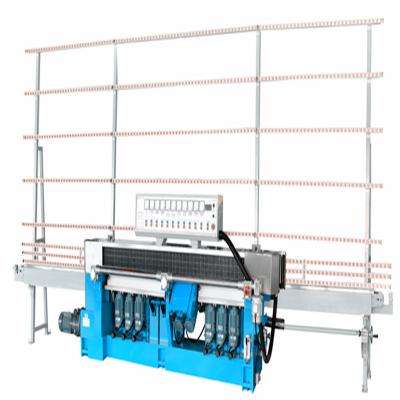 China Resin Wheel 8 Motors Glass Straight Line Edging Machine 8 Spindle for Glass Edge Grinding and Polishing for sale