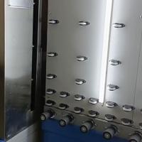 China Vertical Glass Washing Machine Insulating Glass Washer Dryer 2000mm PLC Control for sale