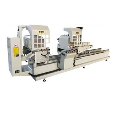 China 90 Degree 45 Degree Double Saw Blade Aluminum Profile Cutting Machine for Window Making 0.2mm Precision for sale