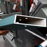 China Double Head Aluminum Cutting Saw 45 Degree CNC Machine for PVC Windows Making for sale