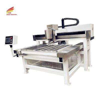 China CNC Insulating Glass Single Head Drilling Machine 0.3mm Accuracy Glass Manufacturing Equipment for sale