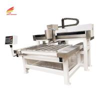 China CNC Glass Drilling Machine for Window Door Frame Hole Making Glass Router 0.3mm Accuracy for sale