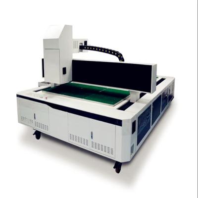 China Large Format Flat Glass Laser Engraving Machine 5 Axis CNC Glass Sandblasting for Mirror Glass for sale