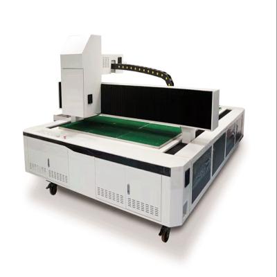 China Glass Laser Cutting Machine 5 Axis CNC Engraving for Optical Glass Etching Sandblasting 1500x2500mm for sale