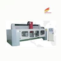 China CNC Glass Double Edging Machine with Automatic Drilling and Polishing for 0-50mm Glass for sale