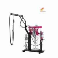 China Insulating Glass Hot Melt Sealant Machine Silicone Extruder with Table 2-Component Glue Pump for sale