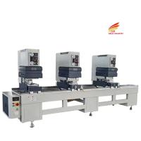 China Pvc window and door seamless welding machines automatic three head upvc window welding machine for sale