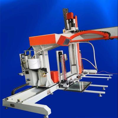 China ALUMINUM DOOR MAKING MACHINE TOOLS ALUMINIUM WINDOWS DOORS GLASS SEALING ROBOT for sale