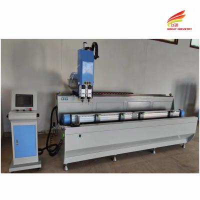 China CNC Aluminum Curtain Wall Drilling Milling Machine 3 Axis 380V for Door Window Profile Processing for sale