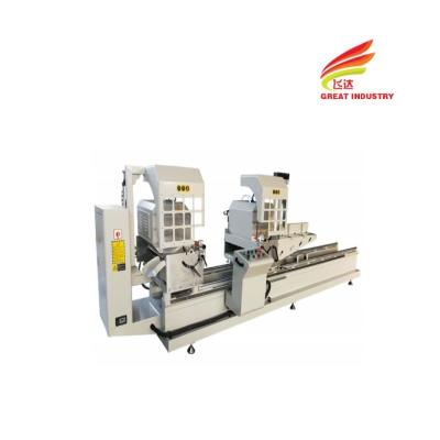 China UPVC Aluminum Double Head Cutting Saw Machine 45 Degree 90 Degree for Window Door Making for sale
