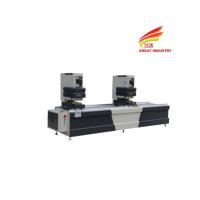 China UPVC DOOR WINDOW MANUFACTURING MACHINE UPVC CNC CORNER CLEANING MACHINE TWO HEAD WELDING MACHINE for sale