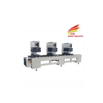 China Three Head PVC Door Welding Machine 380V PLC Controlled Window Door Welder for sale