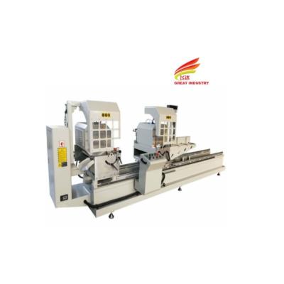 China ALUMINIUM PROFILE MACHINE DOUBLE SAW CUTTING MACHINE CNC DOUBLE MITRE SAW for sale