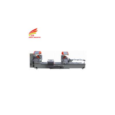 China CNC Double Mitre Saw Automatic Aluminium Cutting Machine 450mm Blade 90 Degree Angle for sale