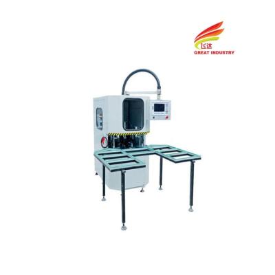 China CNC Corner Cleaning Machine for UPVC Windows 3 Tools 2 Axis Industrial PVC Welding Slag Cleaner for sale