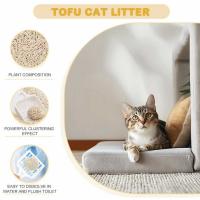 China Pure Plant Based Tofu Cat Litter - Fast Clumping, Water Soluble, Dust Free Strip Type for Eco-Friendly Pet Care for sale