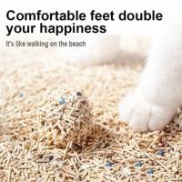 China Tofu Bentonite Mixed Cat Litter with Strong Agglomeration - Flushable Strip & Ball Mix for Superior Absorption for sale