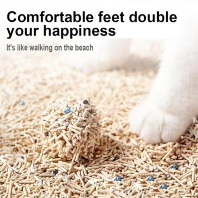 China Tofu Bentonite Mixed Cat Litter with Strong Agglomeration - Flushable Strip & Ball Mix for Superior Absorption for sale