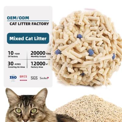 China Customized Tofu Bentonite Mixed Cat Litter - Dust Free, Super Absorbent, Flushable Formula for Pet Care for sale