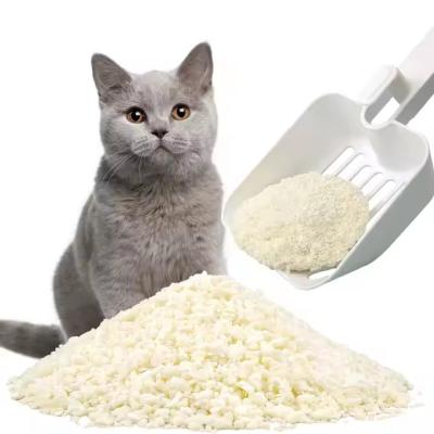 China Cassava Cat Litter with 3-Second Water Absorption | Dust-Free Plant-Based Formula | Fast Clumping Granules for sale
