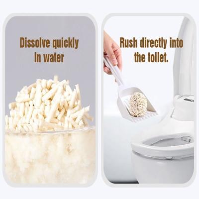 China Natural Tofu Cat Litter 1.5mm Dust-Free Fast Clumping Biodegradable Flushable Pet Supplies for sale