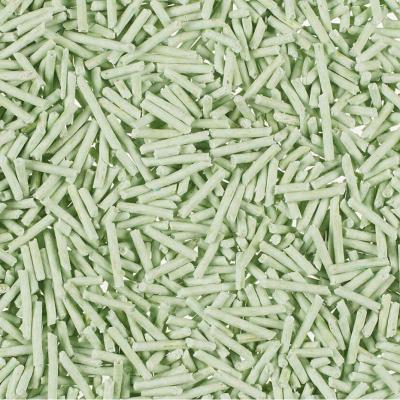 China OEM Green Tea Cat Litter - Dust-Free Strip Type with Odor Control for Multiple Cats | 3-5 Day Production for sale