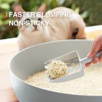 China ODM Natural Clumping Tofu Cat Litter 1.5mm-2.0mm Dust Free Biodegradable Flushable for sale
