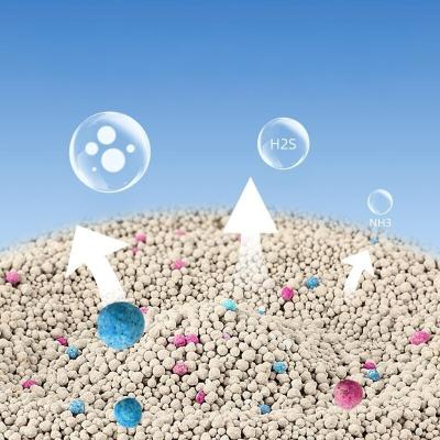 China Spherical Bentonite Cat Litter 3.8mm Premium Natural Clumping Odor Control for sale
