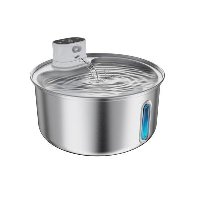 China YSJ501-D Stainless Steel Pet Water Dispenser with 5.5L Capacity and 5000mAh Battery - Automatic Smart Fountain for sale