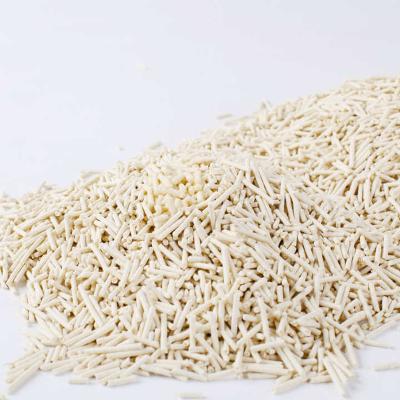 China Custom Tofu Cat Litter 1.5mm-2.0mm Granules with High Absorption and Flushable Design for Pet Owners for sale
