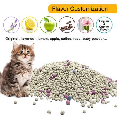 China Strong Clumping Bentonite Cat Litter Sand 10kg Low Dust Odor Control Natural Absorbent for sale