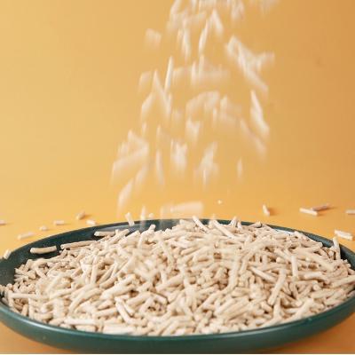 China Natural Tofu Cat Litter 6L 2.3kg Low Dust Super Clumping Non-Stick Flushable Plant-Based Formula for sale