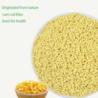 China Natural Corn Tofu Cat Litter 1.5-3.0mm Diameter with Super Clumping and Odor Control for sale