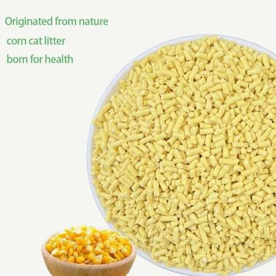 China Natural Corn Tofu Cat Litter 1.5-3.0mm Diameter with Super Clumping and Odor Control for sale