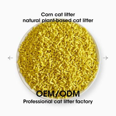 China Natural Clumping Corn Tofu Cat Litter 1.5-3.0mm Diameter | Eco-Friendly Pet Accessories for sale