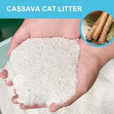 China Nala Cassava Cat Litter with 300% Water Absorption - Natural Biodegradable Flake Particles for Superior Odor Control for sale