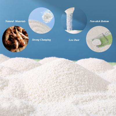 China Nala High Quality Cassava Cat Litter Strong Clumping 300% Water Absorption Eco Friendly Biodegradable Pet Accessories for sale