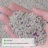 China Natural Bentonite Cat Litter 0.8-3.5mm Clumping Easy Clean Biodegradable Pet Supply OEM for sale
